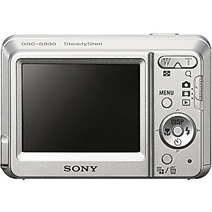 Sony Cyber-shot® DSC-S930 10-MP Digital Camera with 3x Optical Zoom, 2.4" LCD, Image Stabilization, Face Detection (Silver)