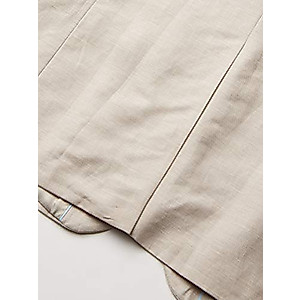 Perry Ellis Big & Tall Suit Jacket Men's Big, Natural Linen Herringbone, 46 Long (Tall)