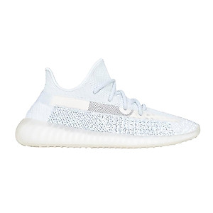 adidas Mens Yeezy Boost 350 V2 Reflective FW5317 Cloud White - Size 9.5