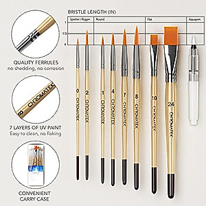 Watercolor Paint Set for Adults, Kids, Beginner & Professional Artists. With Paper, 9 Brushes, Palette, Aqua-pen, Tape, Video Tutorial Series. Watercolor Tubes. Art Supplies - 62 Piece Set