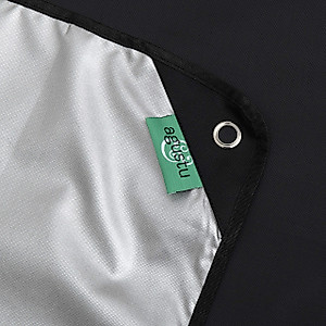 Agustu Drum Set Dust Cover - Premium Waterproof 80" x 108" Protection Drum Shield with Silver Coating for Electric and Electronic Drum Kits -Electric Drum Accessories - with Bag and Microfiber Cloth