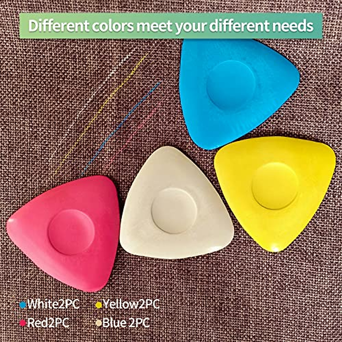 Aufisi Professional Tailors Chalk 8PCS, Triangle Sewing Chalk Fabric Markers - Sewing Notions & Accessories