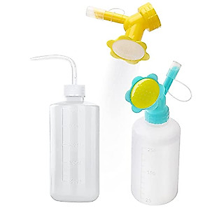 Sprinkler can, Bonsai Seedling watering can, Succulent Watering Bottle with Watering Spout, Sprayer Sprinkler Watering Can for Kids, 250ml Squeeze Squirt Wash Bottle for Gardening Indoor Plants Bonsai