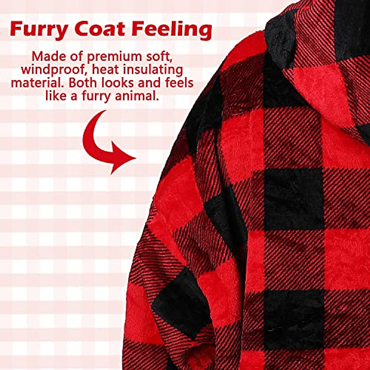 Warm Wearable Blanket Hoodie, Cozy and Soft Sherpa Pullover Sweatshirt w/ Giant Hood Pocket, Adults Comfortable Thick Fleece Throw Blanket for Spring, Autumn, and Winter