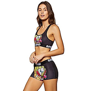 PSD Women's Sb Krusty Pants Boy Shorts, Black, S