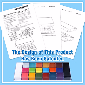 UCANBE Athena Face Body Paint Oil Palette, Professional Flash Non Toxic Safe Tattoo Halloween FX Party Artist Fancy Makeup Painting Kit For Kids and Adult