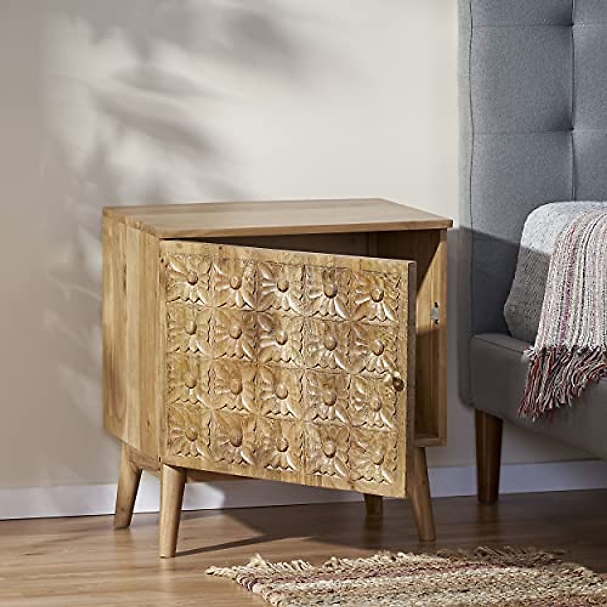 Christopher Knight Home Cooney NIGHTSTAND, Natural