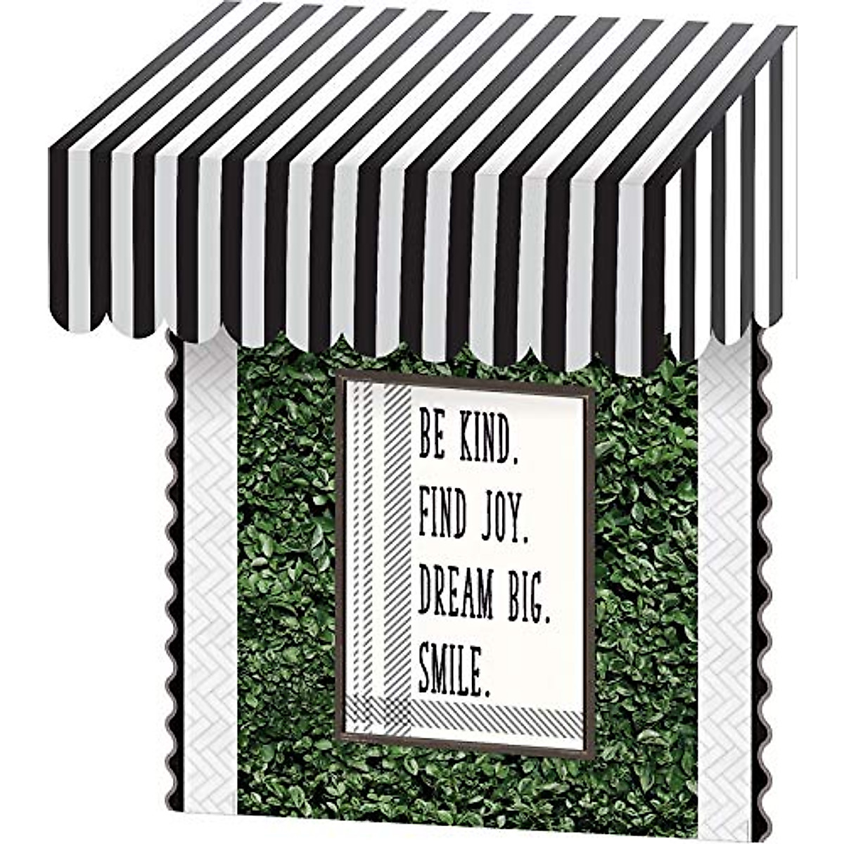 Teacher Created Resources Black & White Stripes Awning (TCR77505)