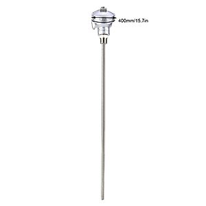 RTD Temperature Sensor, RTD PT100 Temperature Sensor Probe 1/2" NPT Thread Thermocouple Terminal Head,Simple and Easy to Install(400mm/15.7)