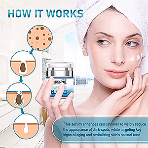 CITYGOO Dark Spot Remover for Face and Body, Dark Spot Corrector Cream, Natural Ingredient,Enriching Skin Care For All Skin Tones - Sun Spot, Melasma, Freckle Remover & Blemish Reducer-1 FL OZ