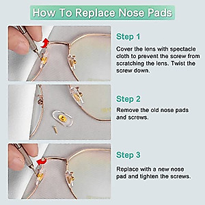 Glasses Repair Golden Screws, Mirror Leg Screws, Nose Holder Screws, Accessories, Maintenance Tools, Repair Screwdriver Sets