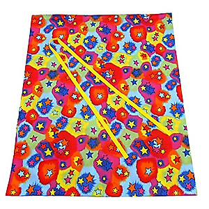 VZWraps Stars Reusable Fabric Gift Bag for Birthday, Graduation or Father's Day (Jumbo 27 Inches Wide by 33 Inches High)