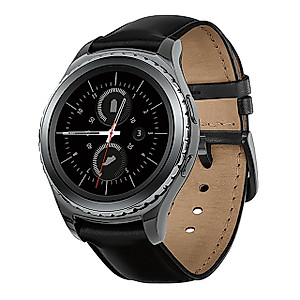 Samsung Gear S2 Classic Smartwatch - Black - SM-R7320ZKAXAR (Renewed)