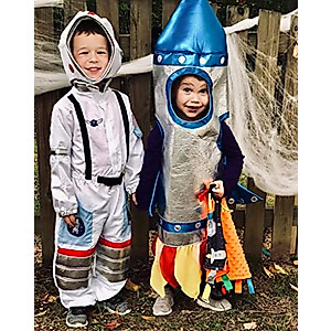 Baby Sensory, Security & Teething Closed Ribbon Tag Lovey Blanket with Minky Dot Fabric: 14X18 (Outer Space)