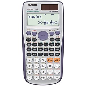 Casio Advanced Scientific Calculator with 2-Line Natural Textbook Display (FX-115ES)