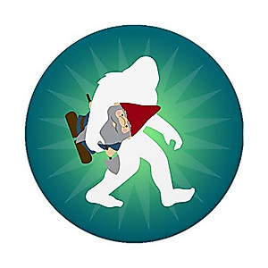 TGM Bigfoot Blue Ombre Stand for Smartphones and Tablets PopSockets PopGrip: Swappable Grip for Phones & Tablets