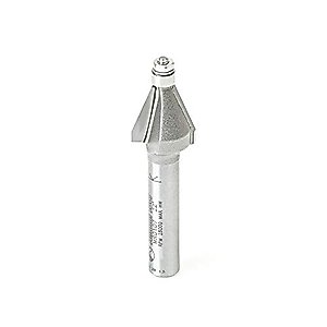 Amana Tool - MR0107 Miniature 22.5° Chamfer with 3/16 Dia Ball Bearing x 1/2 Dia x