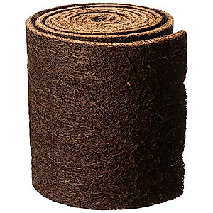 Bosmere Border Protection Edging Weed Mat, 10' x 9" Wide, Brown