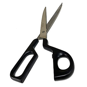 Azi Stainless Steel 14" Long Blade Scissors 3 Finger and Thumb Looped Durable Handles Home Office Craft Projects Gift Wrap Cutting