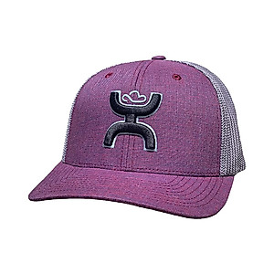 HOOEY Men's Cayman Flexfit Fitted Mesh Back Hat (US, Alpha, Large, X-Large, Purple/Grey)