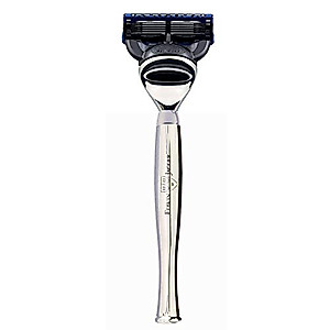 Edwin Jagger Diffusion 72 Series - Handle Compatible With A Gillette Fusion Proglide Razor, Chrome Plated