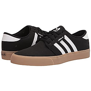 adidas Originals Men's Seeley XT Sneaker, Black/White/Gum, 9.5