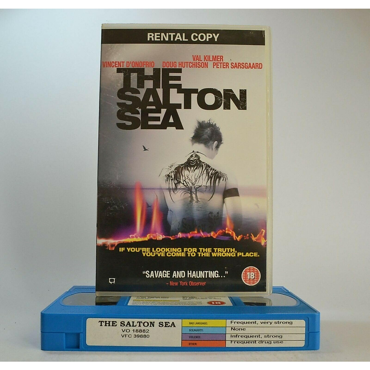 The Salton Sea: Neo-Noir Thriller - Large Box - Ex-Rental - Val Kilmer - Pal VHS