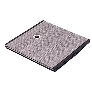 Internet's Best Canvas Storage Bin - 2 Pack - Grey - Box Container