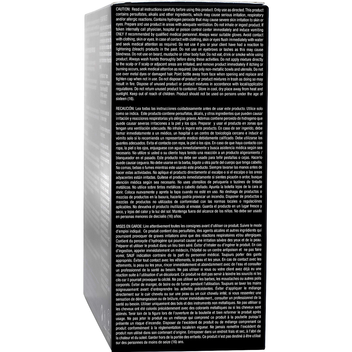 MANIC PANIC Blue Lightning Hair Bleach Kit - 30 Volume Developer + Bleach Powder Hair Lightener Lifts up to Five Levels And Eliminates Orange Tones - Vegan And Cruelty Free