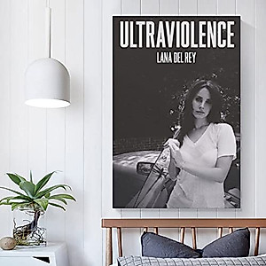 QIUFENG Qiufeng2015 3 Panel Hanging Posters Vertical Ultraviolence Lana Del Rey Unframe-Style 12x18inch(30x45cm)