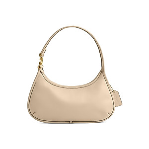 COACH Glovetanned Leather Eve Shoulder Bag, Ivory