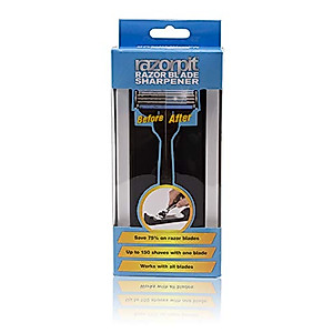 RazorPit Men's Razor Blade Sharpener, Black