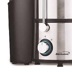Brentwood JC-500 2-Speed 700w Juice Extractor with Graduated Jar, Stainless Steel