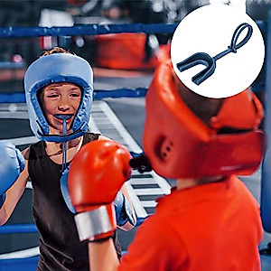 Seematn 40 Pcs Strapped Mouth Guard Football Mouthguard with Strap Youth Boxing Sports Mouthpieces Adult Youth Kids Mouthguard for Basketball Lacrosse Hockey Wrestling