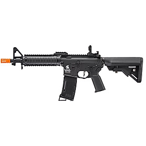 Lancer Tactical Gen 3 Airsoft Rifle MK18 Mod 0 Nylon Polymer Airsoft AEG Gun with Programmable Fast Trigger & Mosfet (Black)