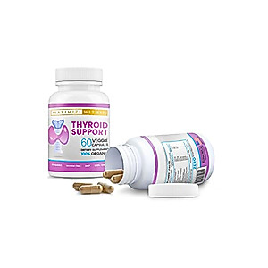 Maximize Within Thyroid Support Supplement for Women & Men - Focus, Mental Clarity & Energy with Ashwagandha Iodine Zinc Kelp Vitamin B12 L Tyrosine Selenium Copper Bladderwrack- 60 Count