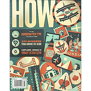 HOW INTERNATIONAL DESIGN ANNUAL MAGAZINE, THE HANDCRAFTED TYPE TAKEOVER, 2014