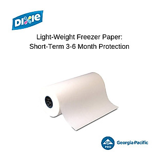 Dixie Kold-Lok Freezer Paper by GP PRO (Georgia-Pacific) White, 18" W x 1,100' L, KL18, (Case of 1 Roll)