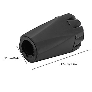01 02 015 Walking Stick Foot Cover, Resistant to Wear Alpenstock Head Cover 10Pcs Trekking Pole Tips Walking Pole Rubber Tips for Trekking/Hiking/Walking