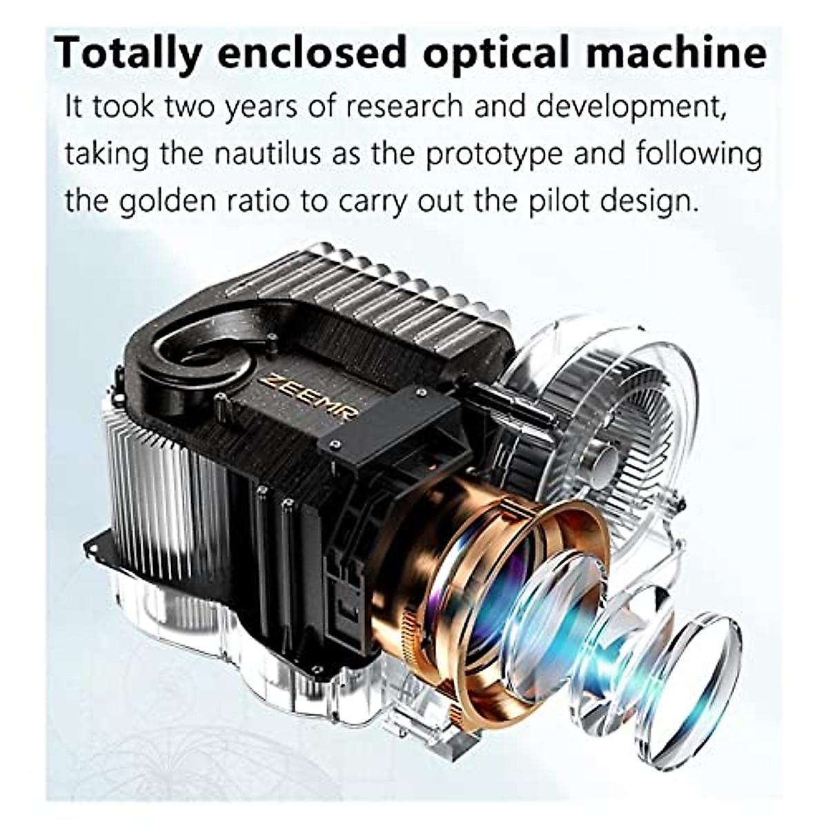 4K Projector 1080P Full HD Lumen Smart TV Box Office Home Theater Video Movie Laser (Color : B, Size : EU Plug)