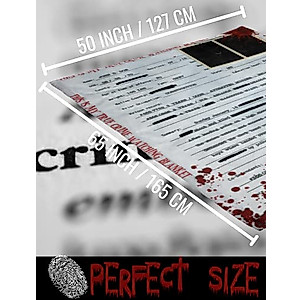 InnoBeta True Crime Gifts, True Crime Blanket, This is My True Crime Watching Blanket, Criminal Record, Gift for True Crime Lovers, Crime Scene Lovers, Women, Men, Soft Throw Blanket 50"x65"