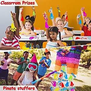 24pcs Sticky Hands Feet for Kid Party Favor Goodie Bag Stuffer Treasure Box Toy Classroom Prize Student Return Gift Bag Stuff Bulk Toy Pinata Filler Elementary School Small Favor Slap Hand Supplies