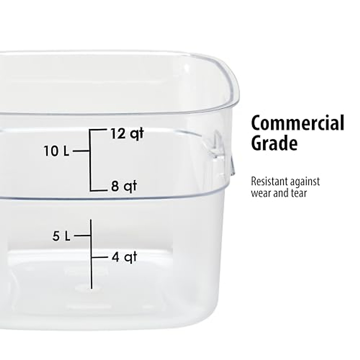 Cambro FreshPro Clear Food Container 12QT