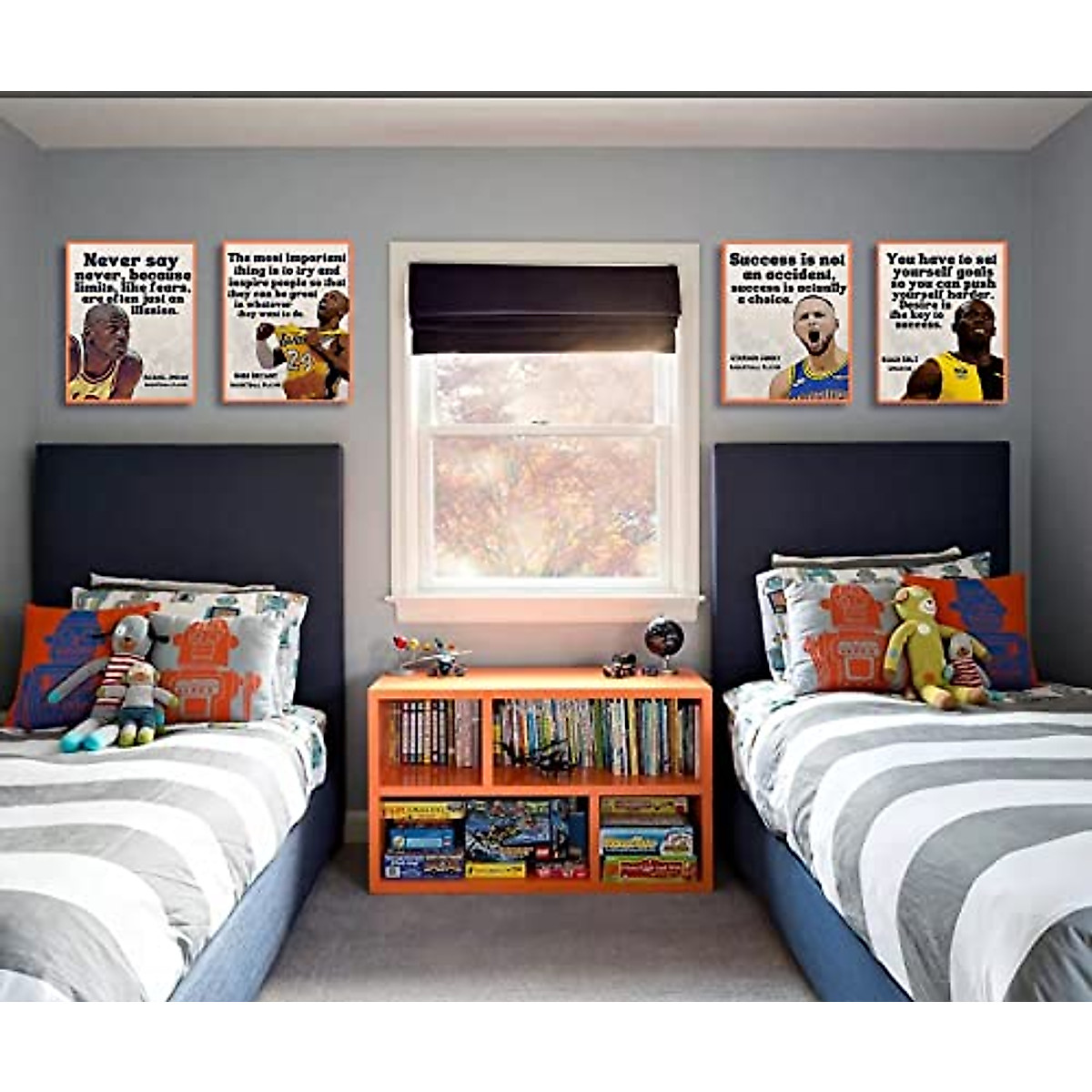 Retro Inspirational Athletes Posters,Basketball Superstar Canvas Posters,Stephen Curry Posters,Usain Bolt Wall art,Diversity Posters,A Unique Gift for Sports Fans,Men,and Teens,Set of4(8"X10")No Frame