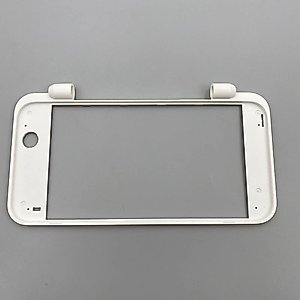 New Full Housing Case Cover Shell Front Bottom Panel LCD Frame Middle Frame Replacement Parts for New 2DS XL LL Game Console White & Yellow