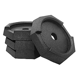 SnapPad HiWay Permanently Attached RV Leveling Jack Pad for HWH Round Landing Feet (8 inch 4-Pack)