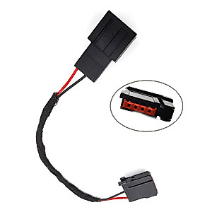 DEVMO Power Adapter Harness Compatible with 2015 Ford C-MAX Edge Expedition Explorer F-150 Fiesta Flex Transit SYNC 2 to SYNC 3 Support A-pple Carplay (GEN 1) USB Media Hub Black and Red