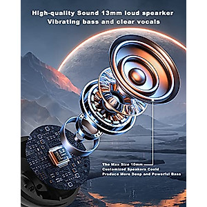 Myinnov Active Noise Cancelling Wireless Earbuds,Bluetooth 5.3 Headphones with 6 Microphones,Ture Wireless in-Ear Detection Ear Buds, IPX6 Waterproof Stereo Earphones for iPhone&Android