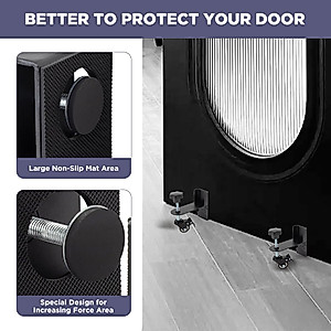 Yeeoy Door Installation Kit, Heavy Duty Door Board Dolly for 1-3/8" and 1-3/4" Pre-Hung, Slab, and Front Doors, Hands-Free Lifter Dolly for Residential & Commercial Use