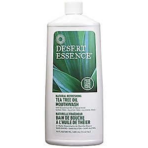 Desert Essence: Tea Tree Oil & Spearmint Mouthwash, 16 oz (2 pack)